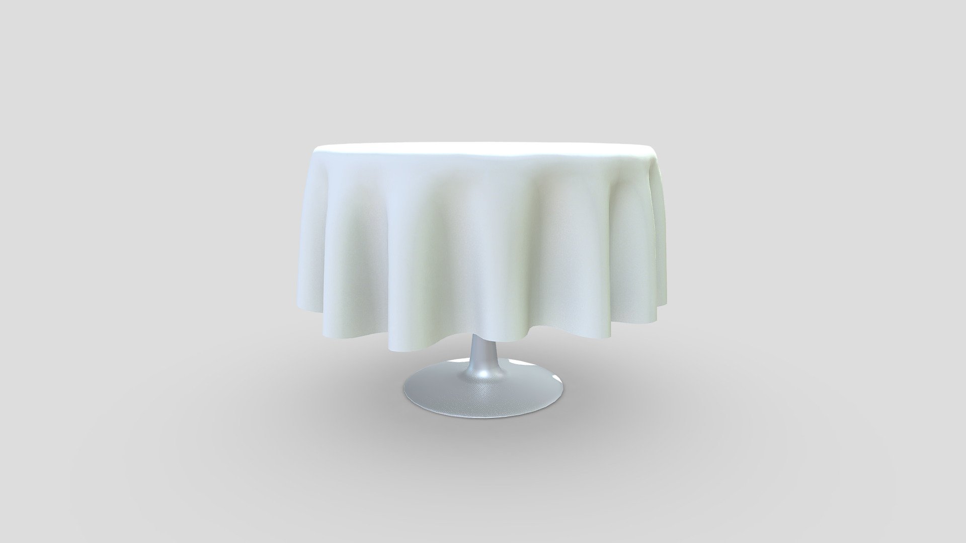 Round Table With Table Cloth - Buy Royalty Free 3D model by 3dia ...