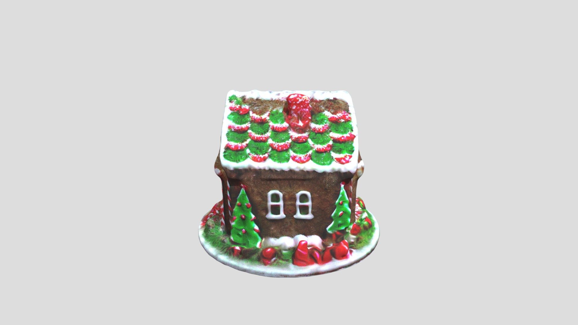 Christmas Gingerbread House - Download Free 3D model by CuiZi ...
