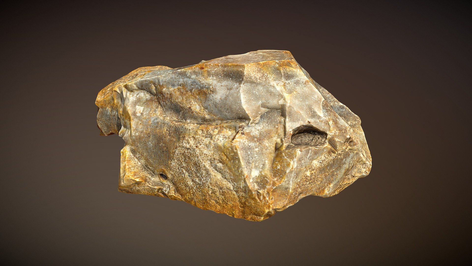 Worked Chert Core - Download Free 3D model by Frank McMains ...