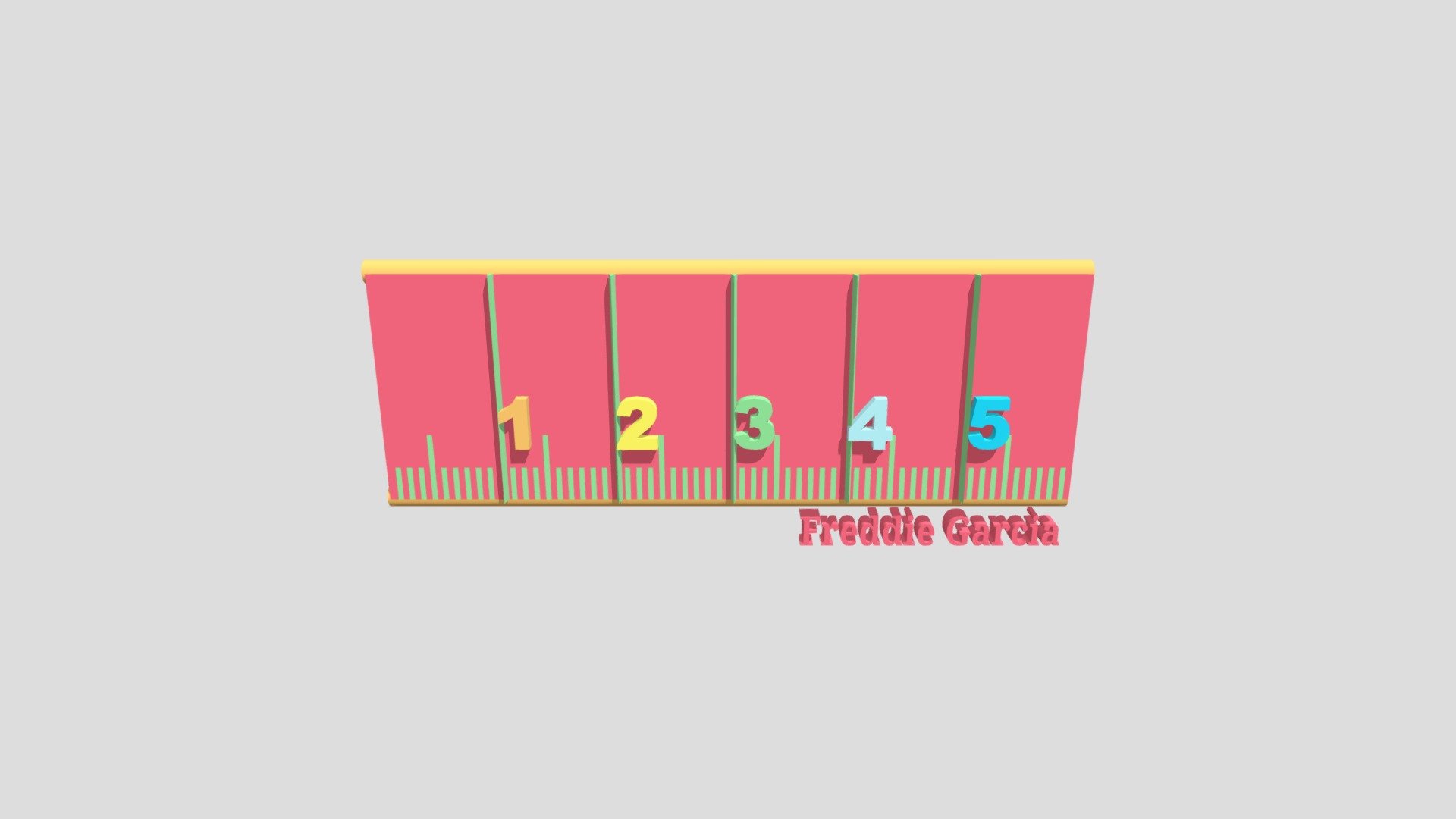 Ruler - Cm - 3D model by Proyecto Tinkercad (@elfreddiejsjs) [6936f79 ...