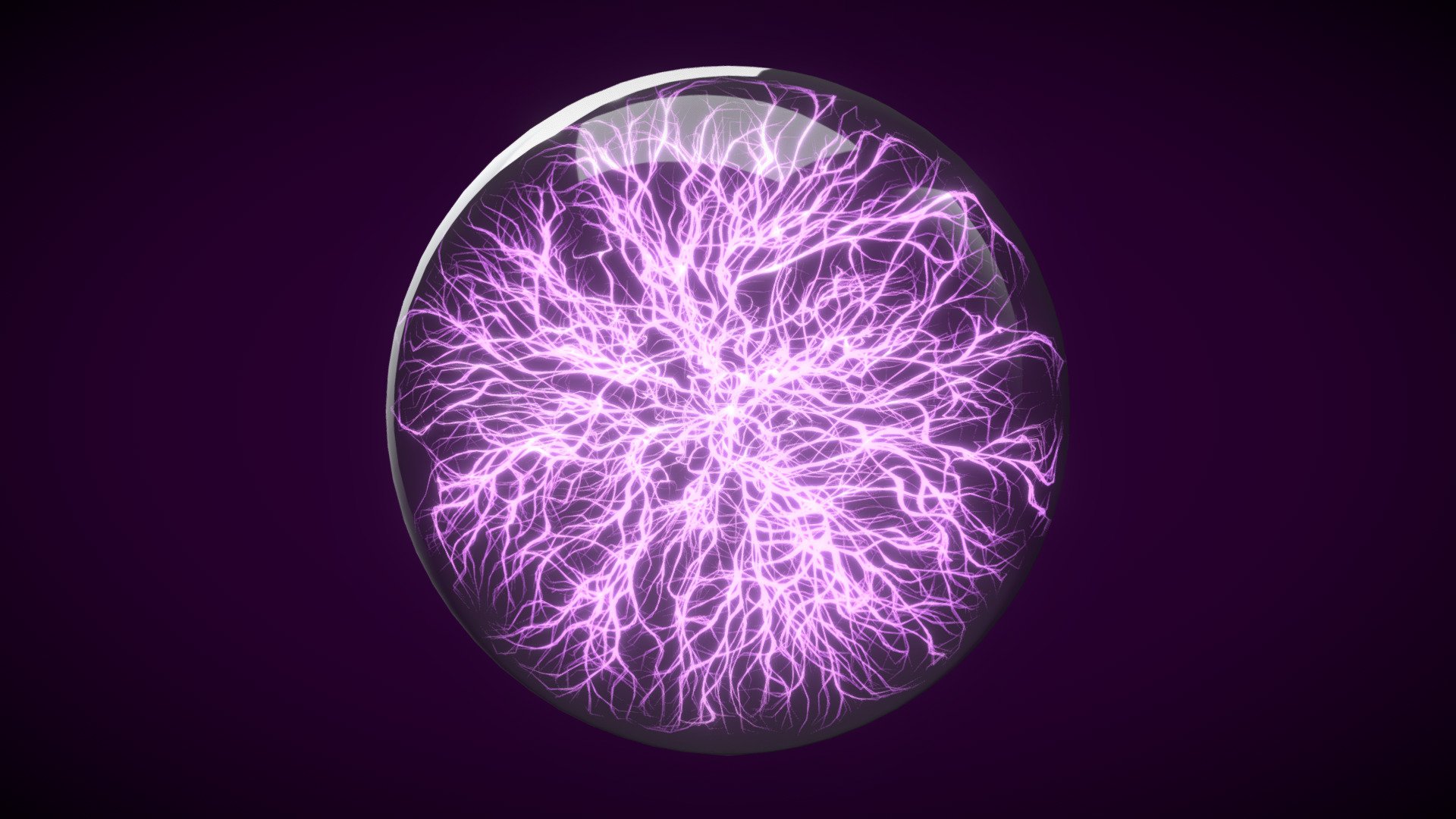 A fake plasma ball 🔮 - Buy Royalty Free 3D model by smice [6937ed6 ...