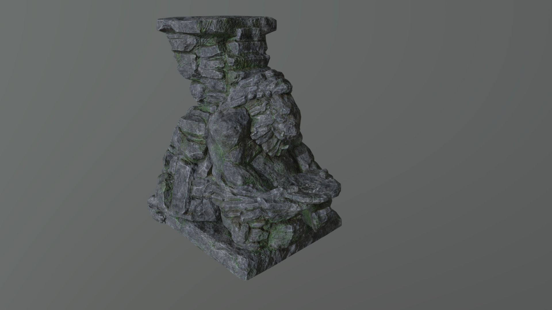 stone monkey - 3D model by suby549 [6938459] - Sketchfab