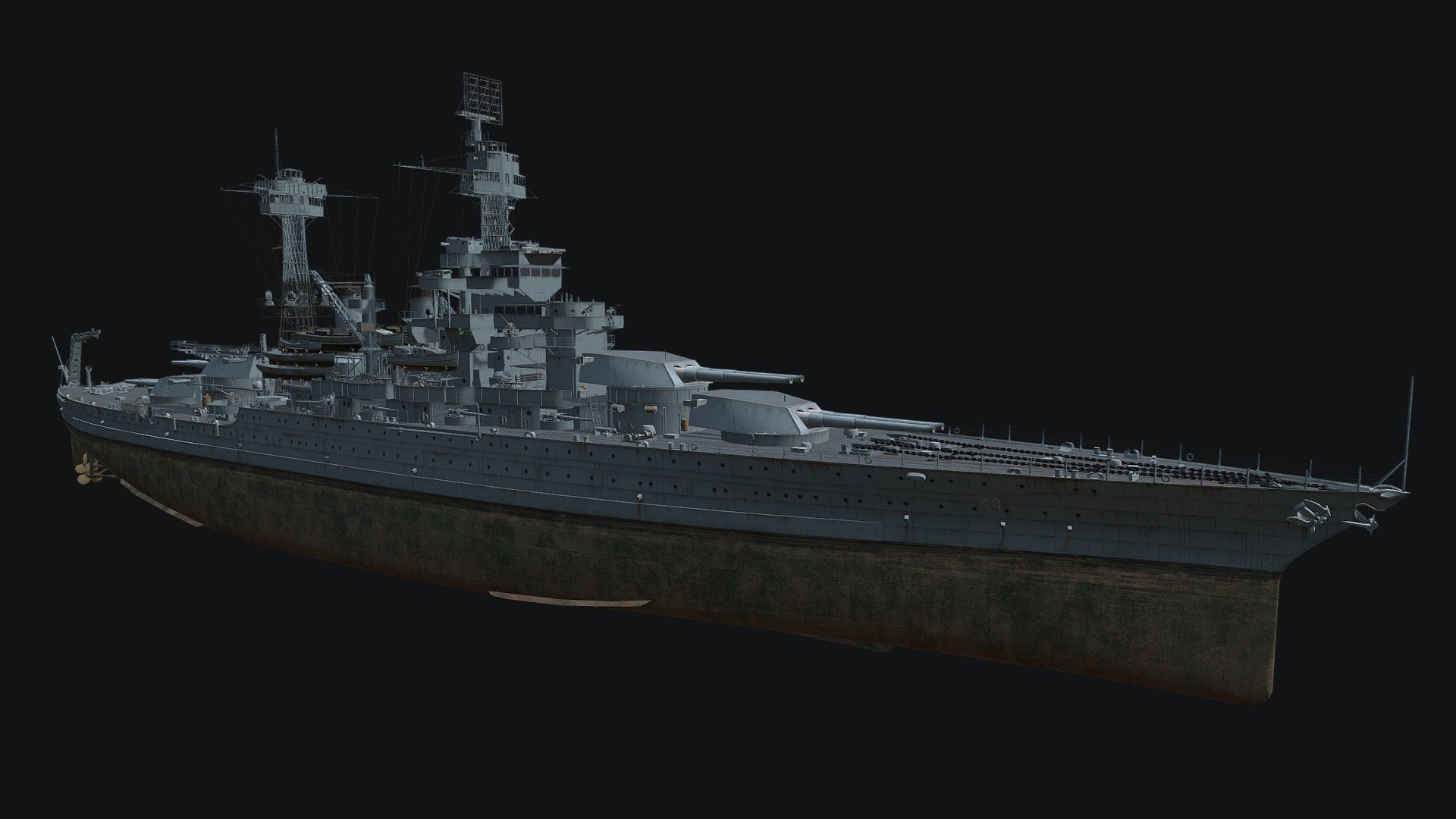 W. Virginia 1941 - 3D model by EletricalFuse [6939135] - Sketchfab