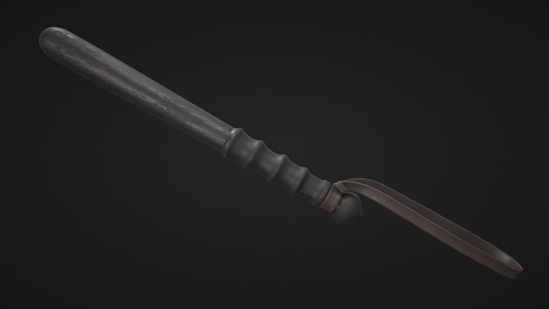 police baton - 3D model by MarcusG94 [693a145] - Sketchfab