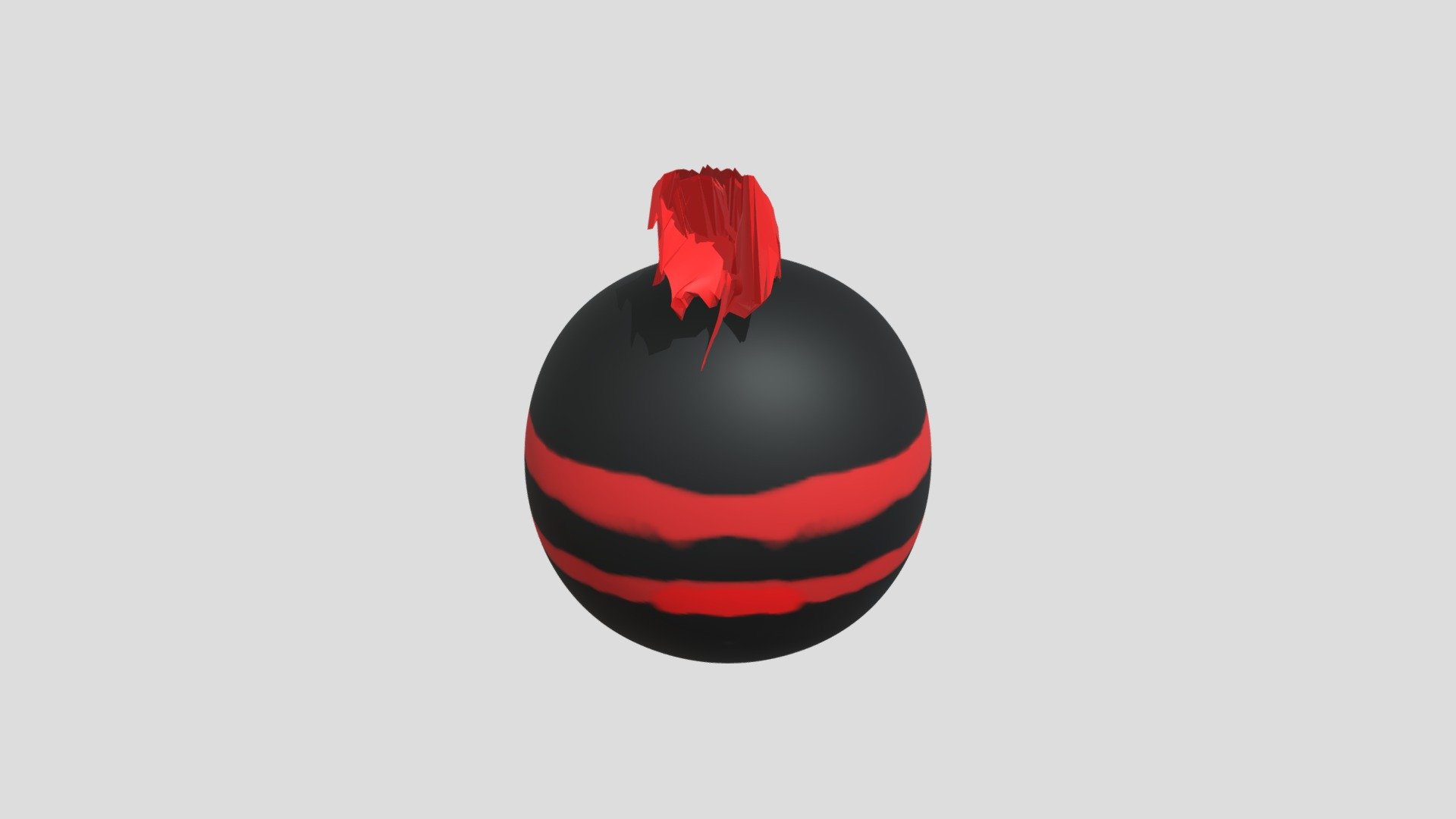 Bomb 3d-model With Flaming Fire On The Top - Download Free 3D model by oskar.gustafsson1 ...
