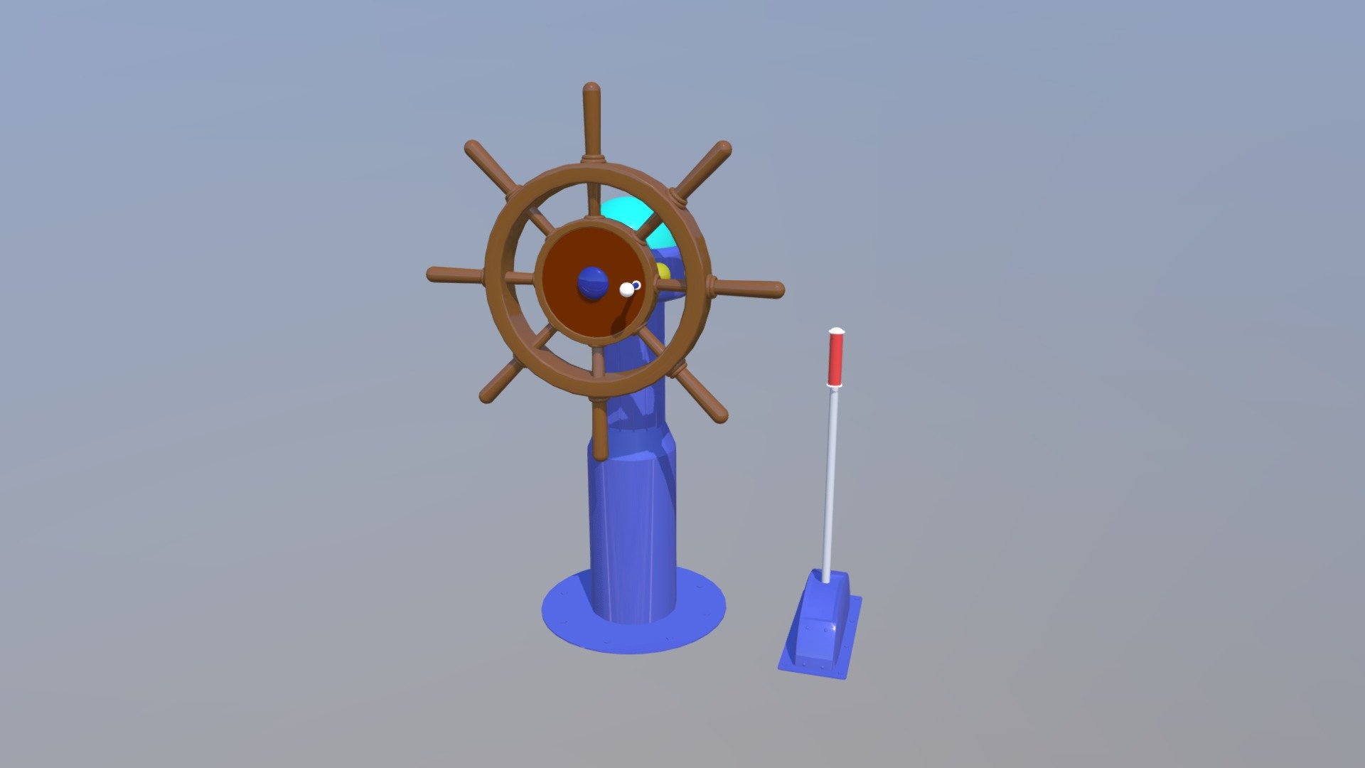 Wheel Rudder Material - 3D model by wayne0063 [693abe7] - Sketchfab