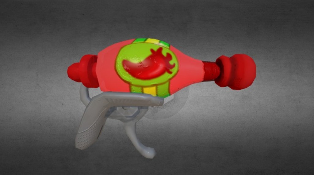 Hot Sauce Gun (Codename: Kids Next Door) - 3D model by Omarzitos ...