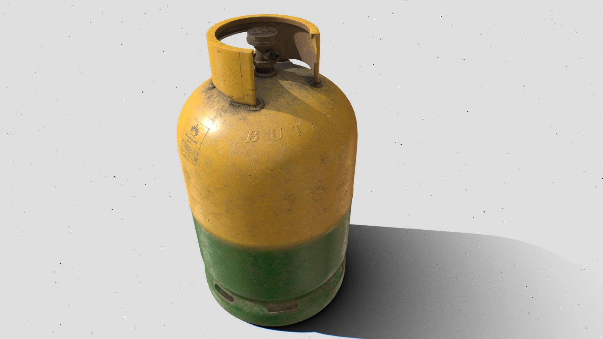 Propane Tank - Gaz Bottle - 3D model by HichamSvr [693bbaa] - Sketchfab