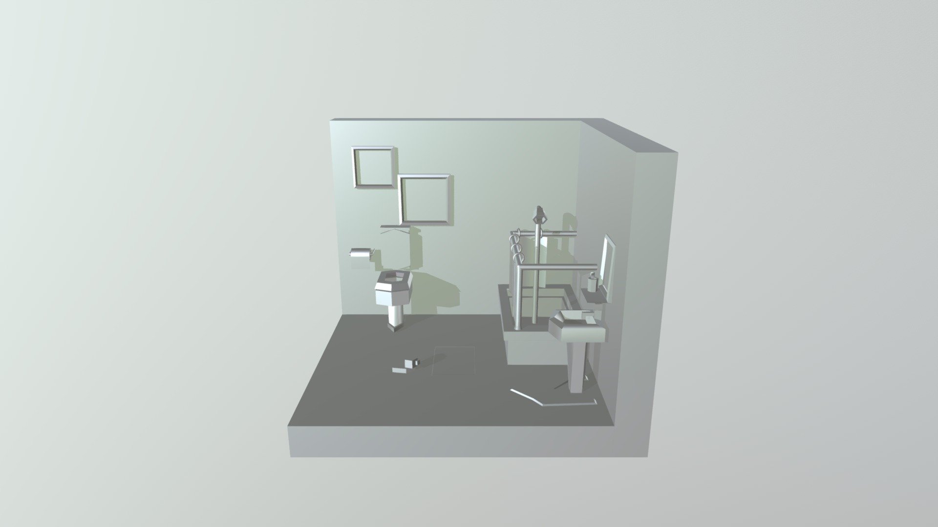 Toilet Room - 3D model by paulkeng199x [693f922] - Sketchfab