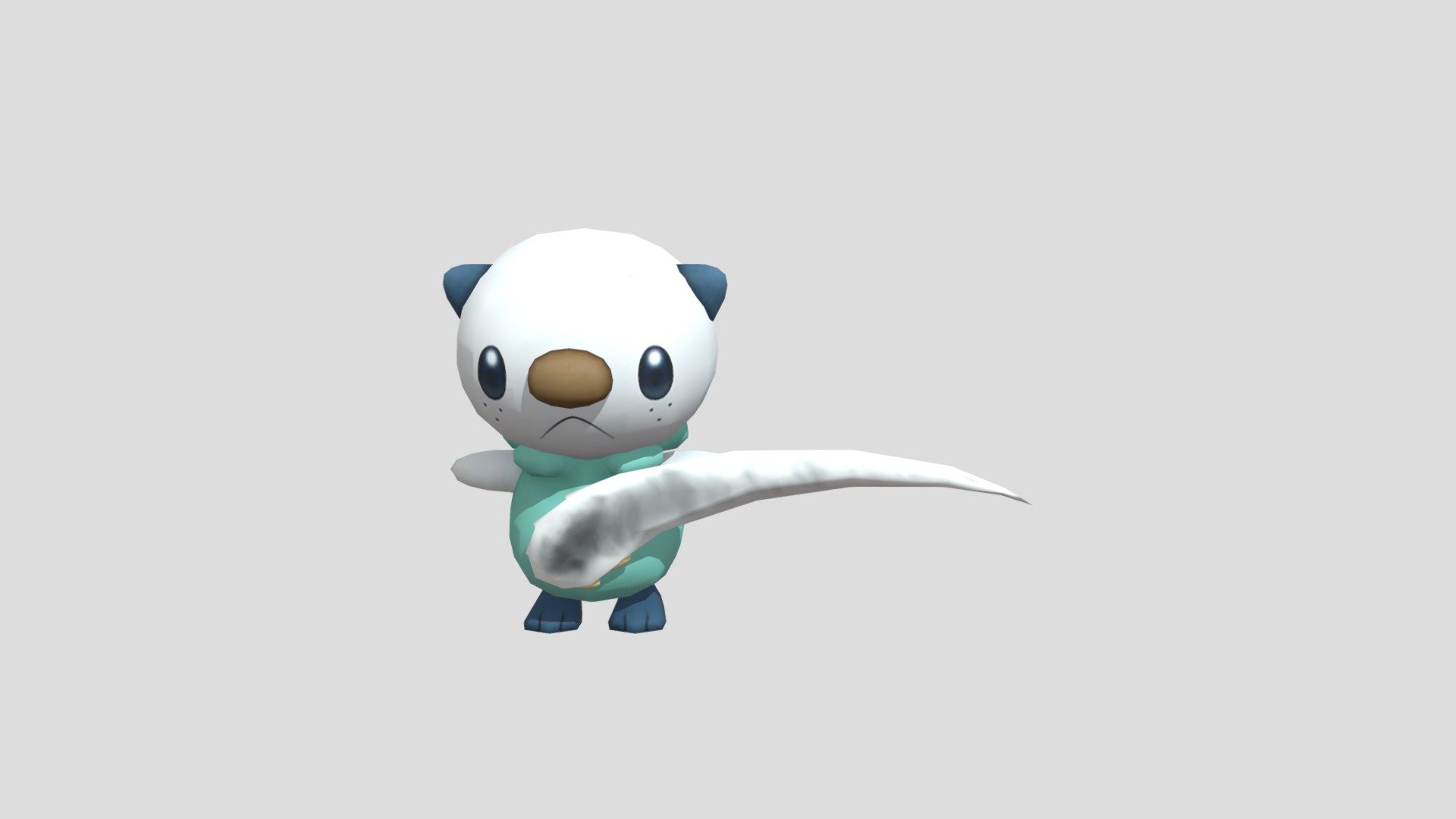 Oshawott - Download Free 3D model by nguyenlouis32 [693f9c6] - Sketchfab