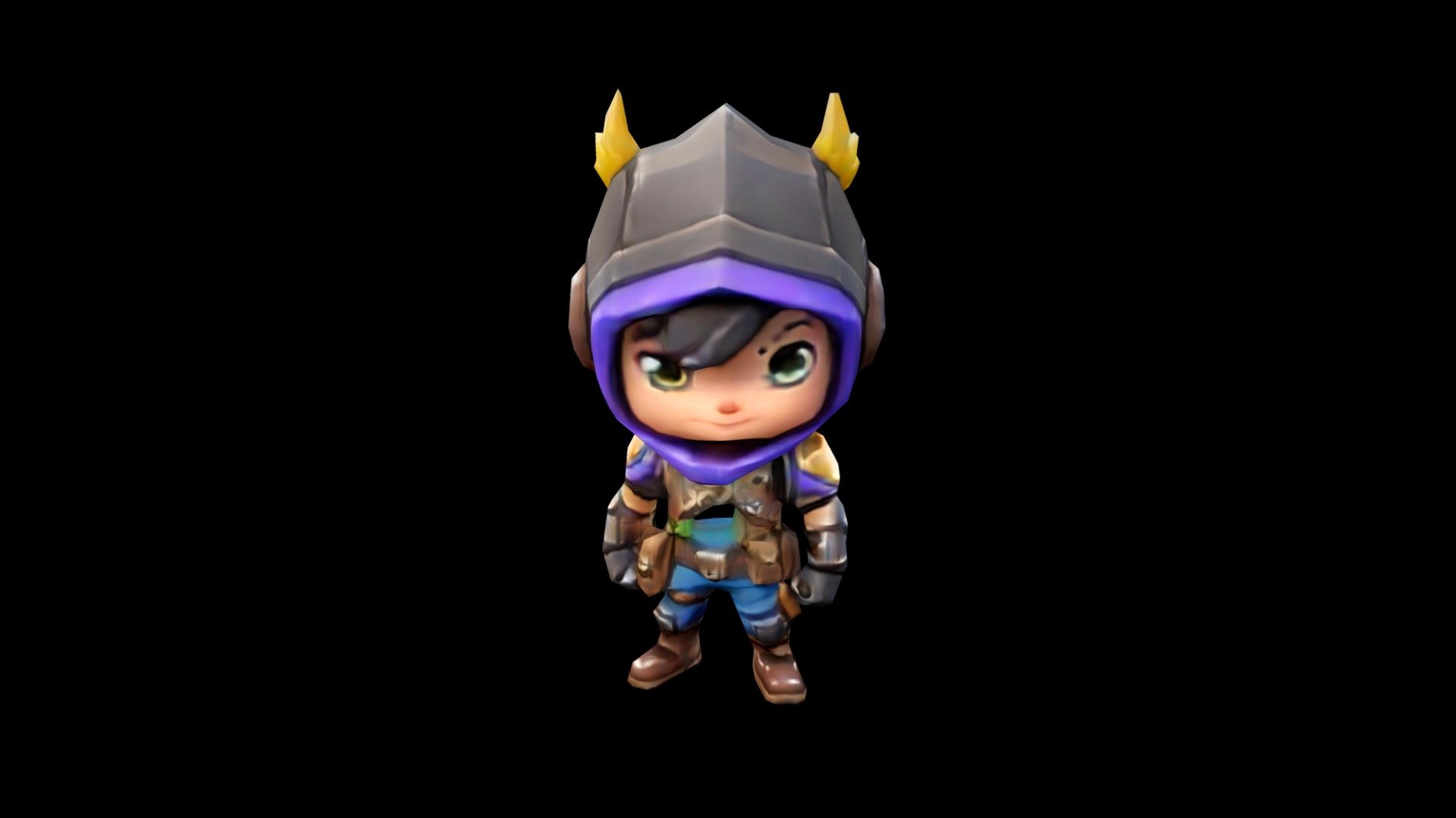 An animated warrior - Download Free 3D model by klrxyz [6940b29 ...