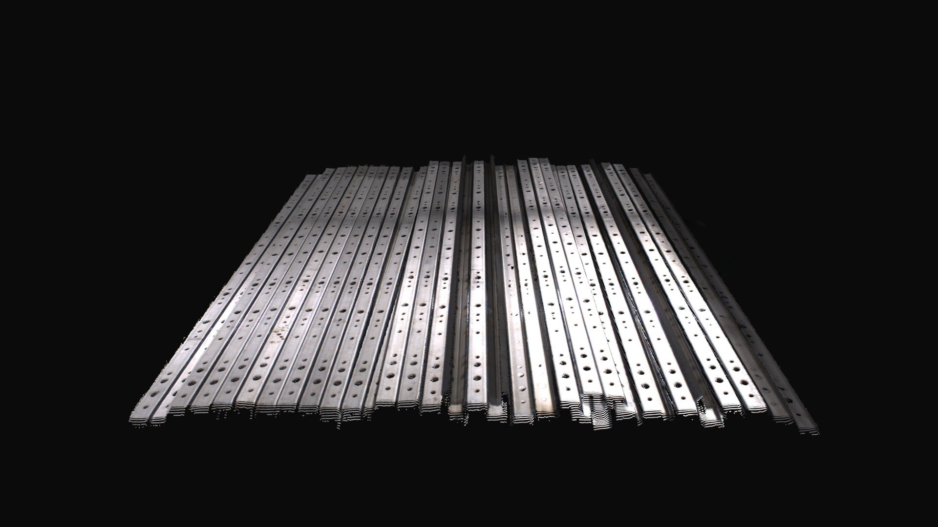 Highly reflective sheet metal strips - 3D model by Mech-Mind Robotics ...