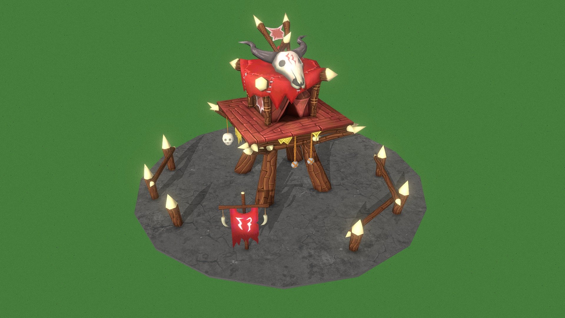 Ork watchtower - 3D model by asianfanboi [69422c1] - Sketchfab