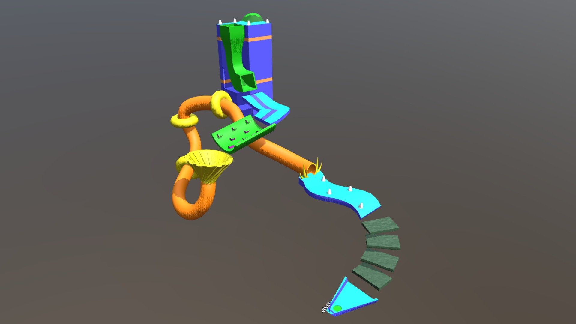 Marble Madness Track - 3D model by gus_curranmunoz [6943bd2] - Sketchfab