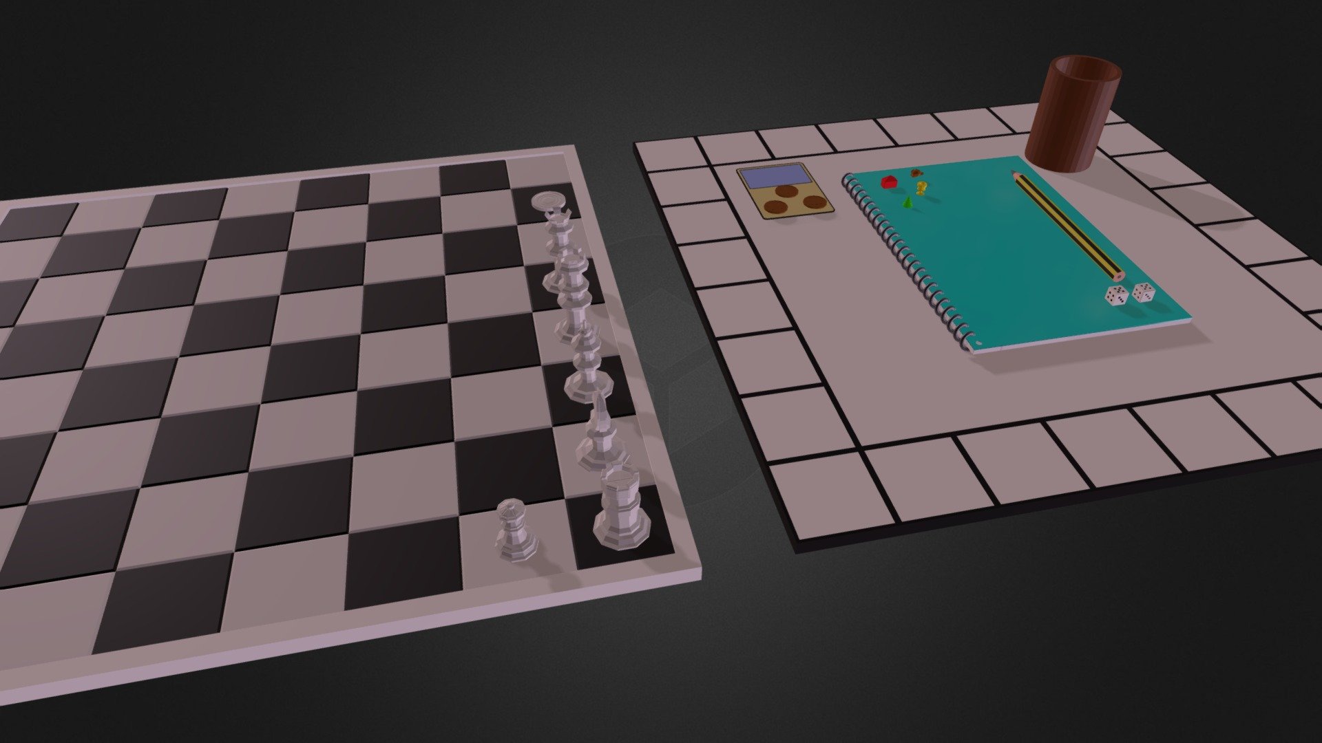 Board Game Essentials - Download Free 3D model by Daniel.Riches ...