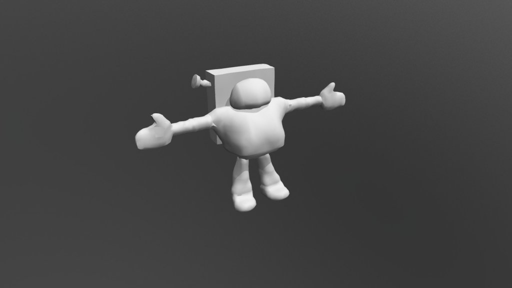 Moonman Retopology - 3D model by Graham (@Goombario) [6946638] - Sketchfab