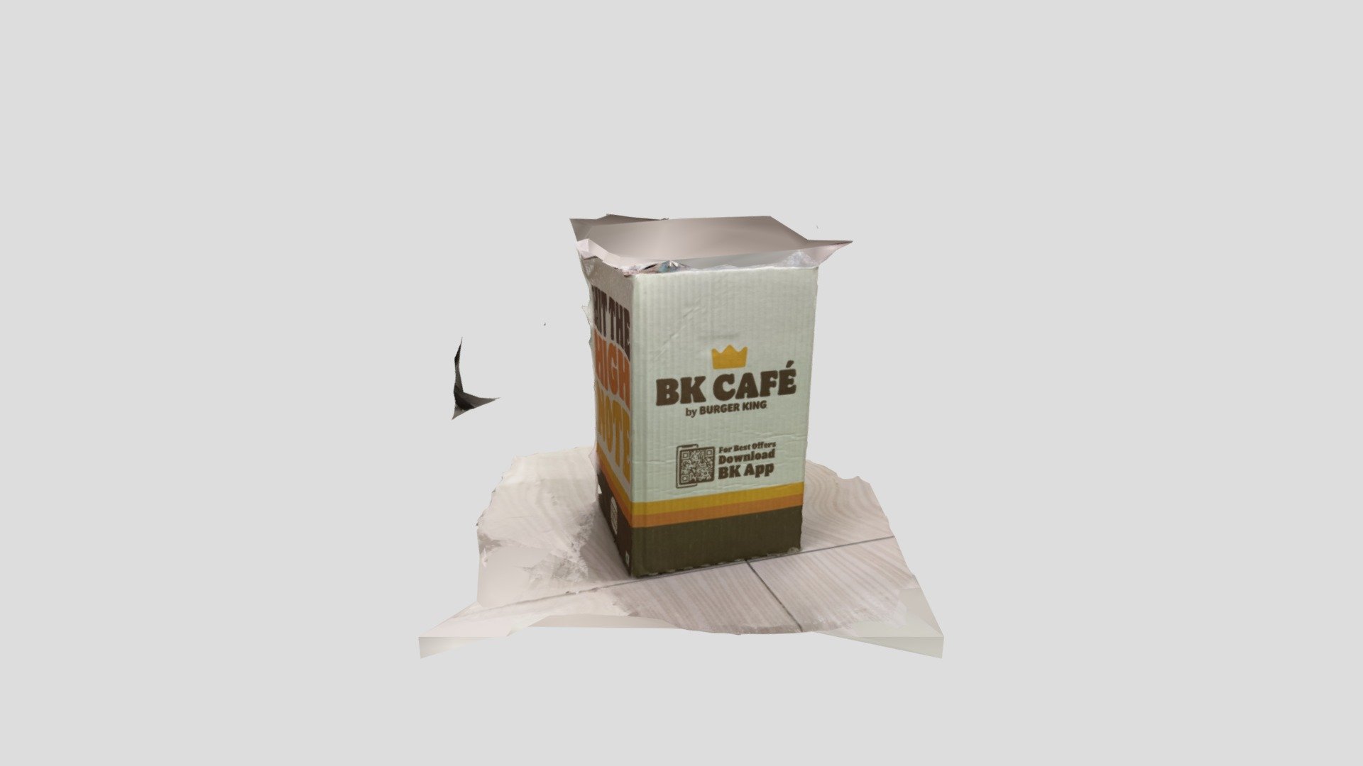 Bk Cafe Box - Download Free 3D model by atulsingh7 [6946946] - Sketchfab