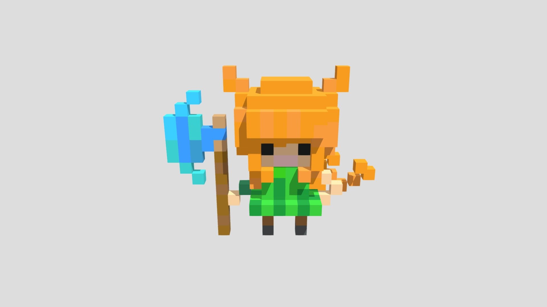 Minecraft Alex | MagicaVoxel - 3D model by Joseph J. Crittenden ...