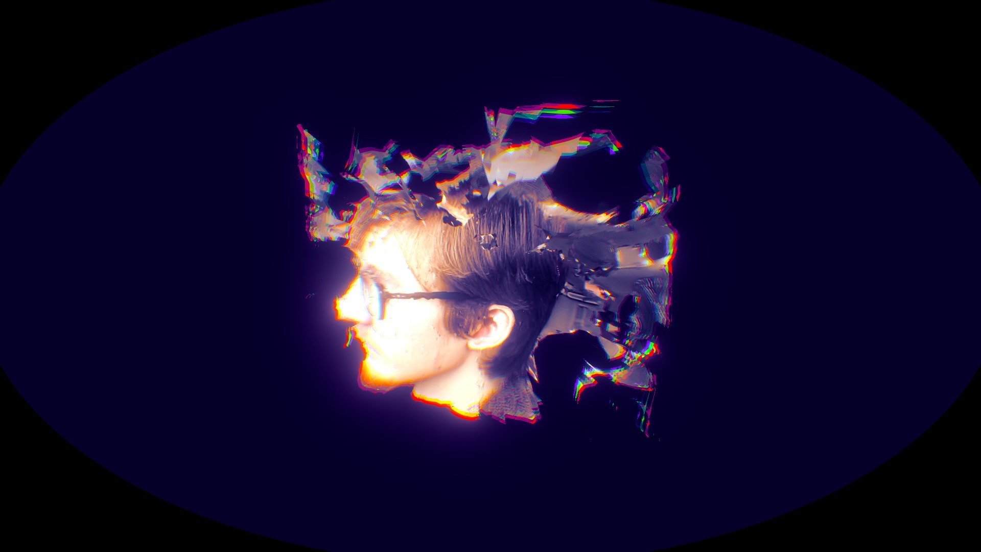 glitched face - Download Free 3D model by Crew Froebel (@crufro ...