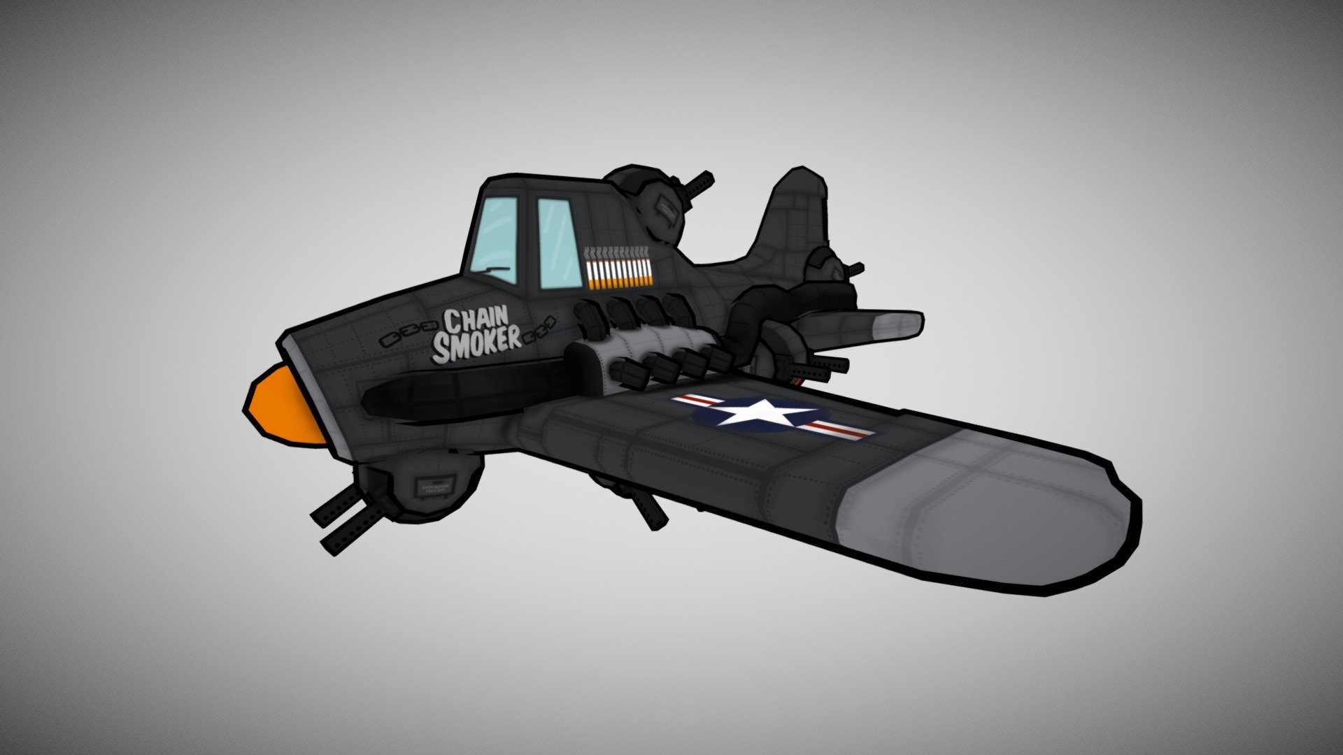 B66 - Chainsmoker V1 - 3D model by senbonzakura [694b287] - Sketchfab