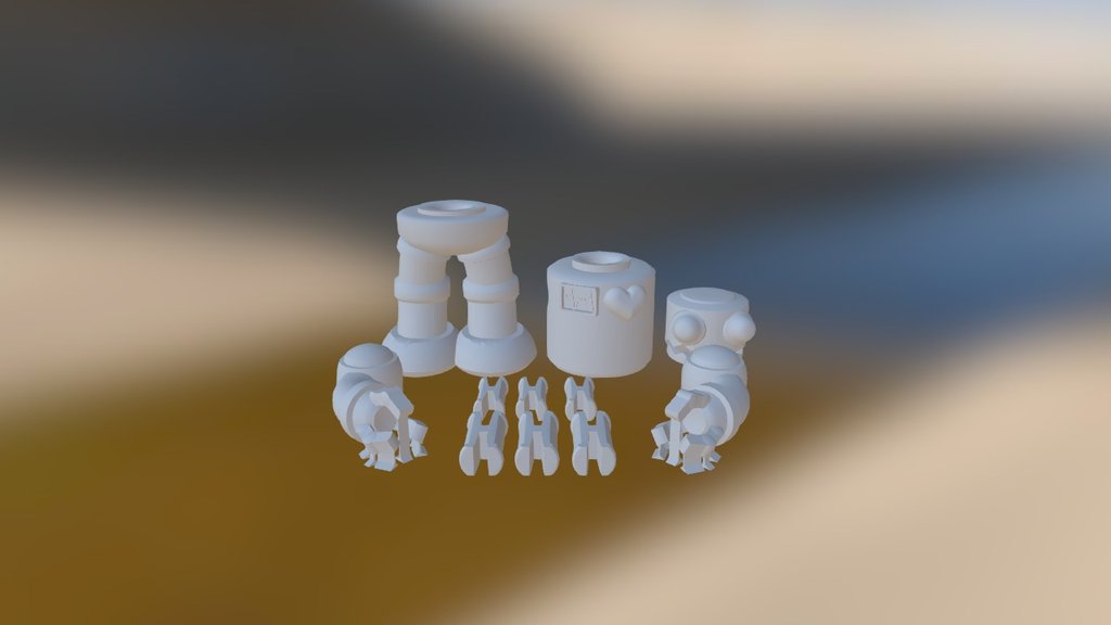 Robot Toy - 3D model by sooyeon626 [694cfbe] - Sketchfab