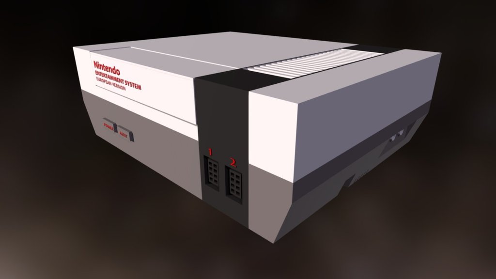 The NES - Download Free 3D model by Anette Rana (@pertrosfoliea ...
