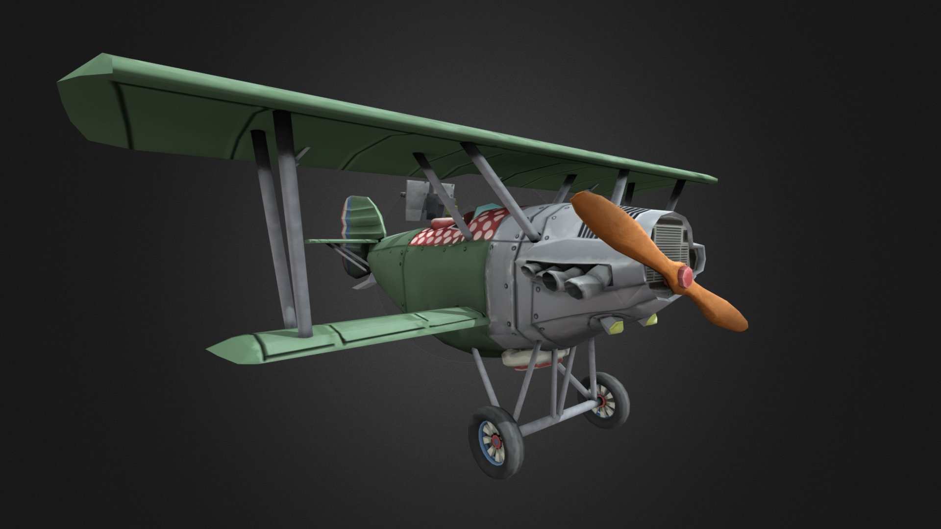 Flying_Circus_Potez25A2 - 3D model by DanielSantas [694e4b3] - Sketchfab