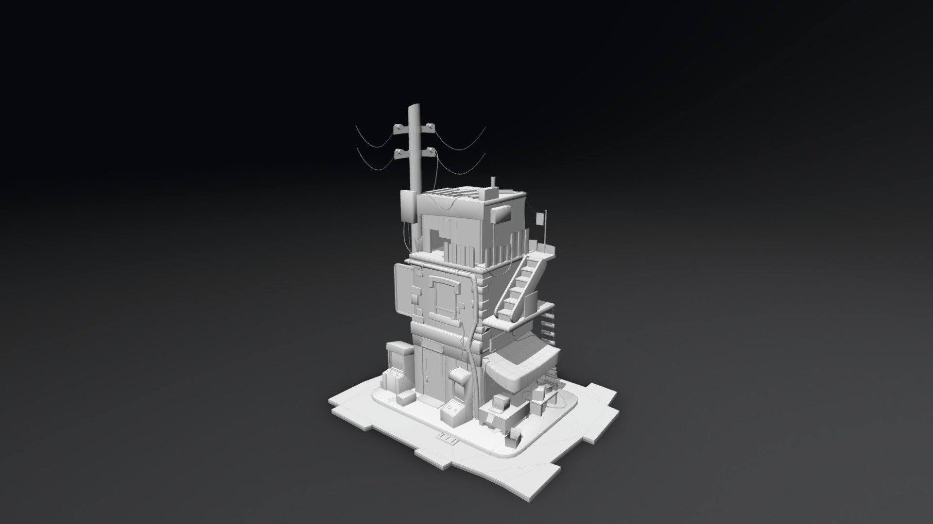 Games store - 3D model by Adrian (@istiilez) [694f572] - Sketchfab