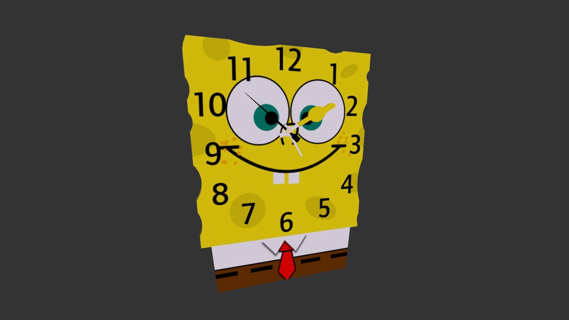 spongebob clock - 3D model by beme01 [694f6e5] - Sketchfab