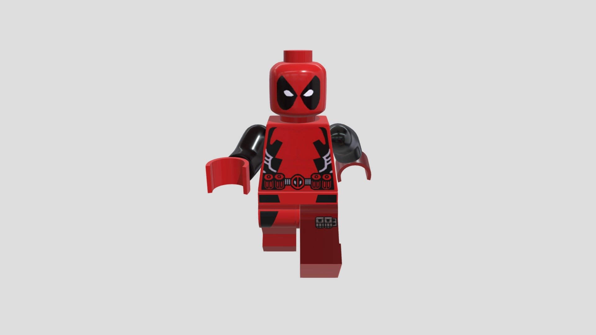 lego-deadpool - 3D model by ki_407 (@s0929880407) [694fd81] - Sketchfab