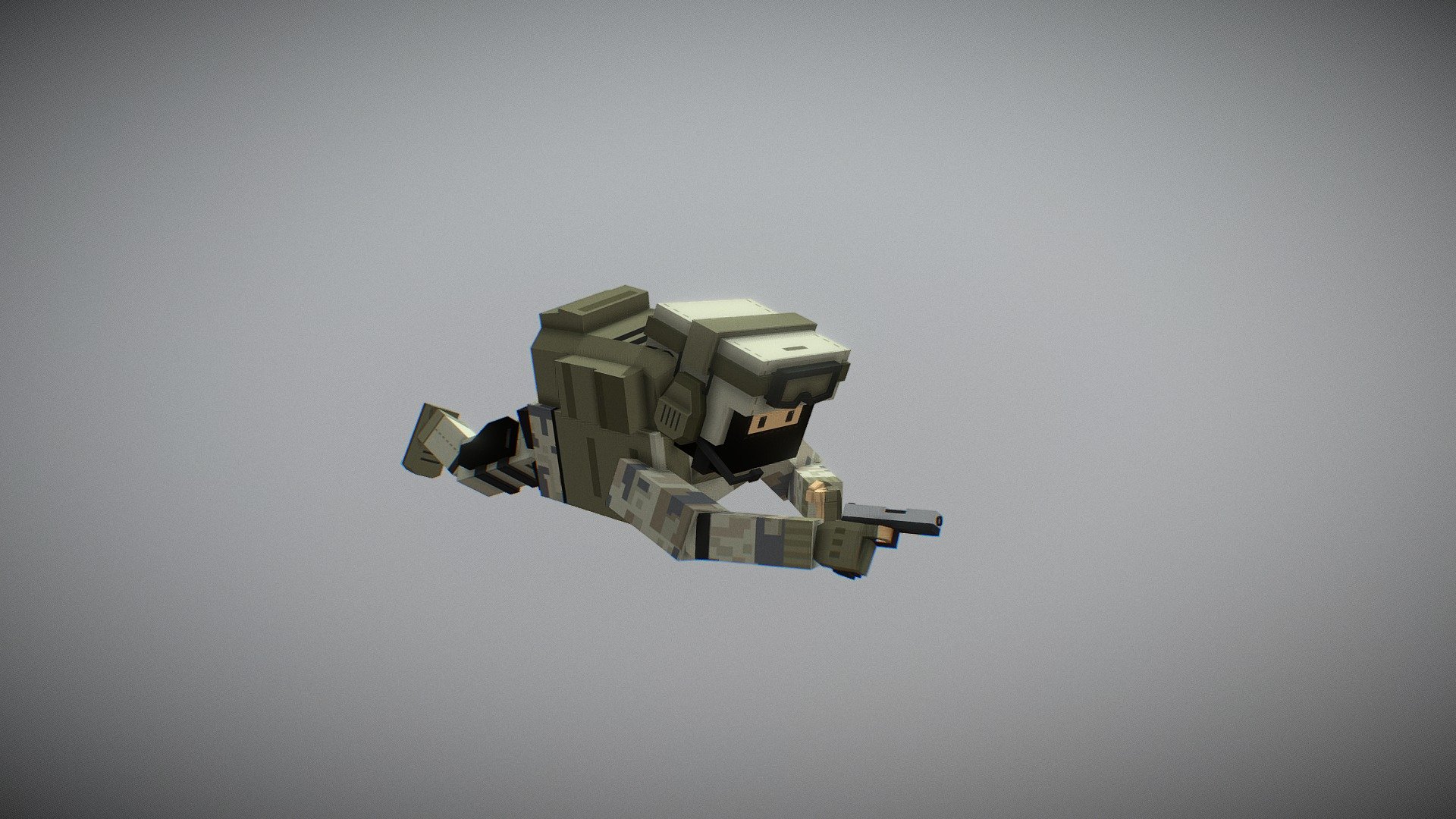 Low Poly Character Crawl Animation - 3D model by da_st [69503ae ...