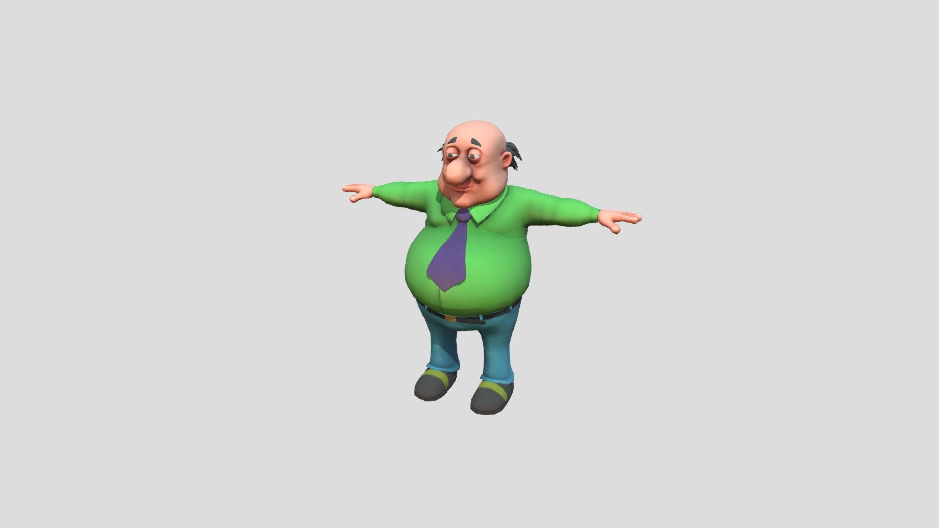 Dr. Jhatka (Motu Patlu) - Download Free 3D model by asharbukhari ...