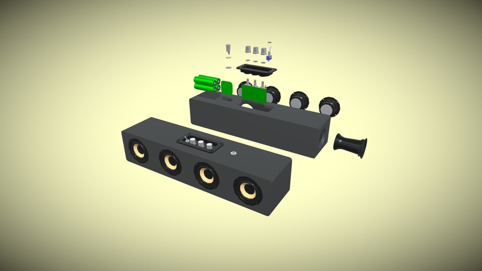 speaker - 3D model by hellyboat416 [69517de] - Sketchfab