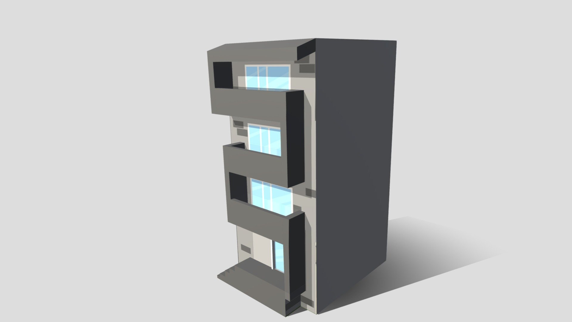 3D Building - Download Free 3D model by Sba Stuff (@sbastuff) [6952193 ...