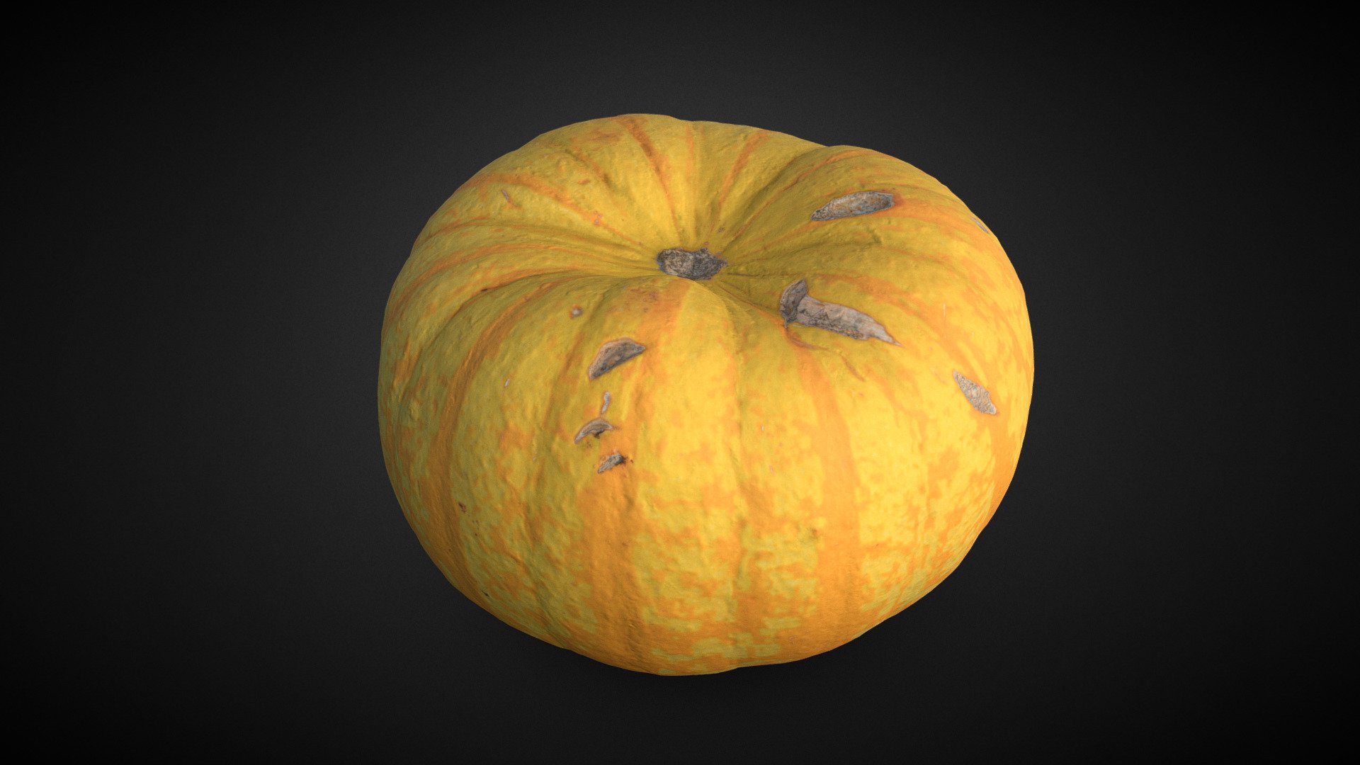 Pumpkin Decorative Yellow LOD0 - Download Free 3D model by PGSimulation ...