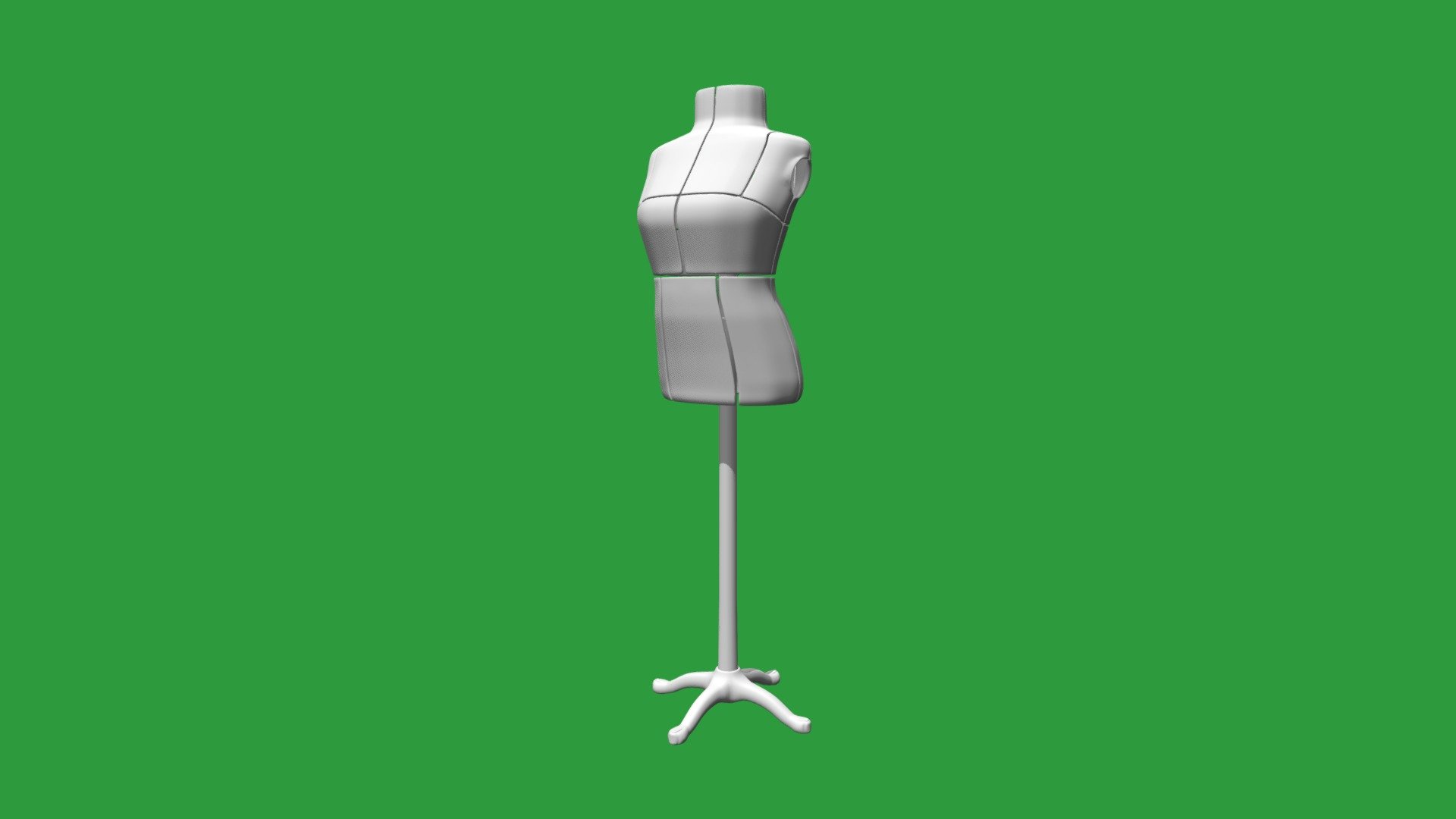 Dress Form - 3D model by Cheyenne.Bockart [6952b21] - Sketchfab