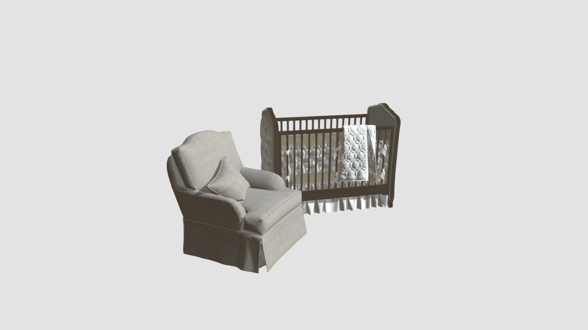 baby bedroom props - Buy Royalty Free 3D model by Evermotion [6952b9e ...