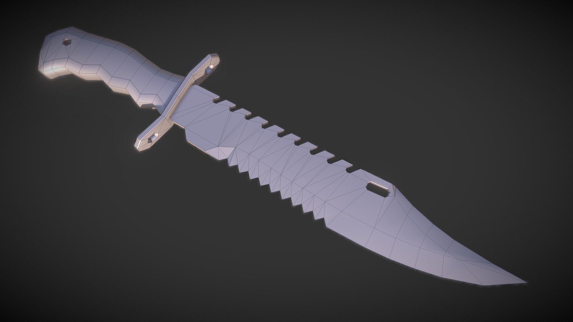 Knife - Download Free 3D model by Binhou (@a98b98c98) [695327a] - Sketchfab