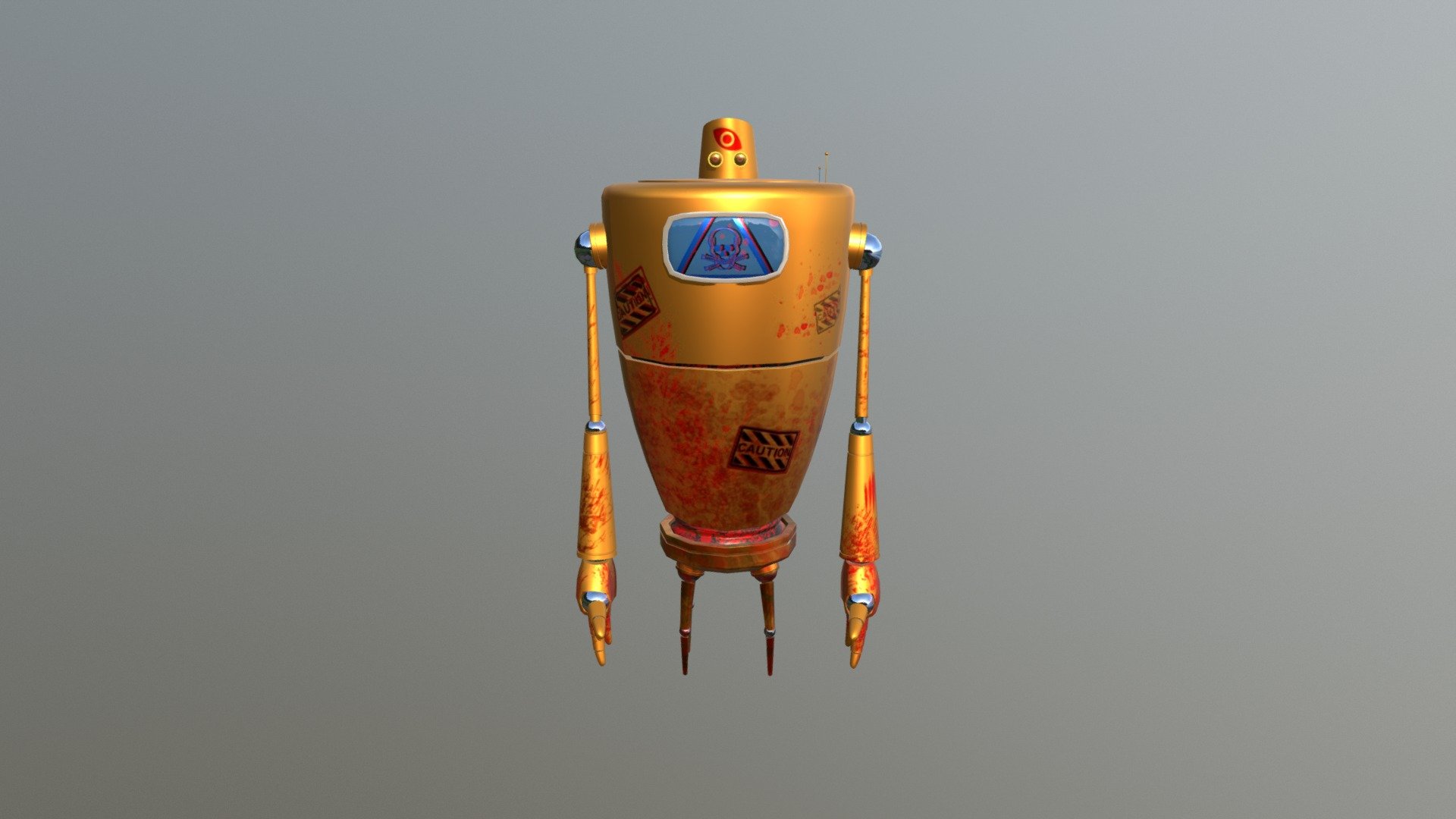 Crazy Robot - 3D model by SoulRuler [69532c9] - Sketchfab