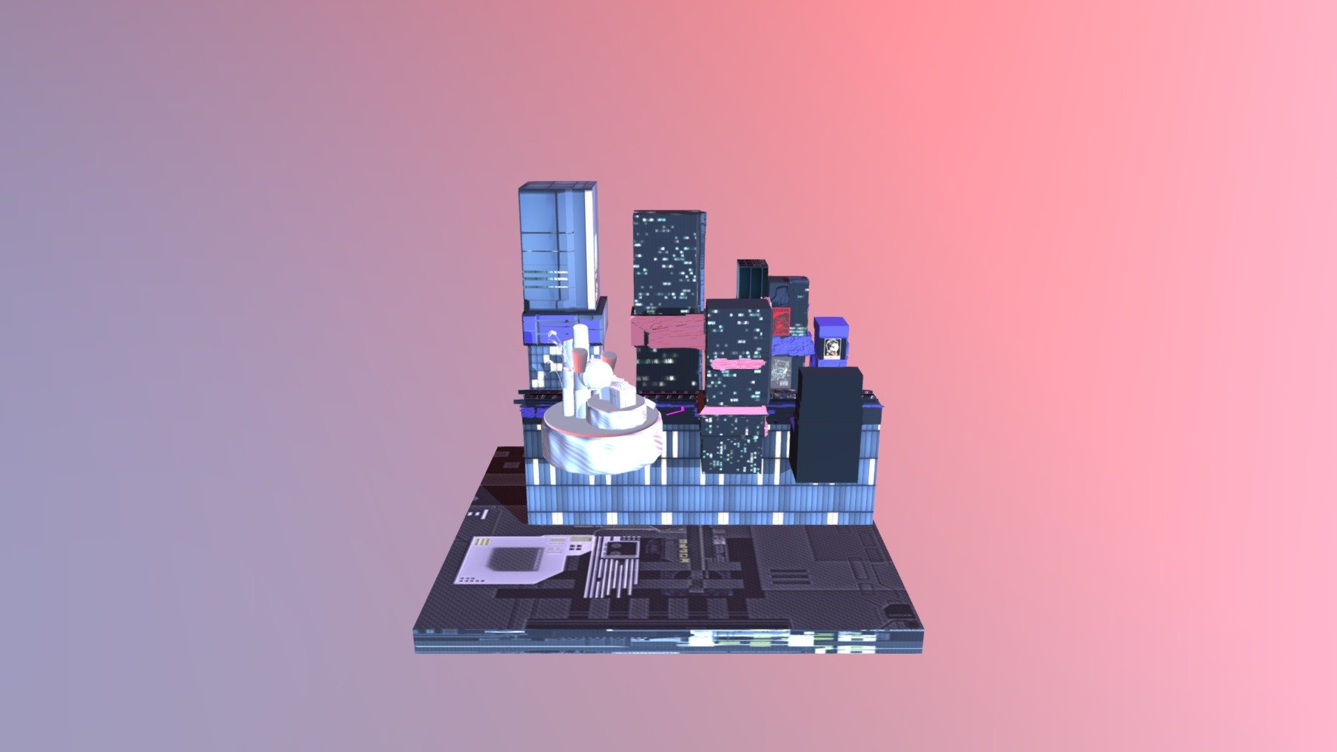 train cyber - 3D model by noppick9 [6953c4a] - Sketchfab