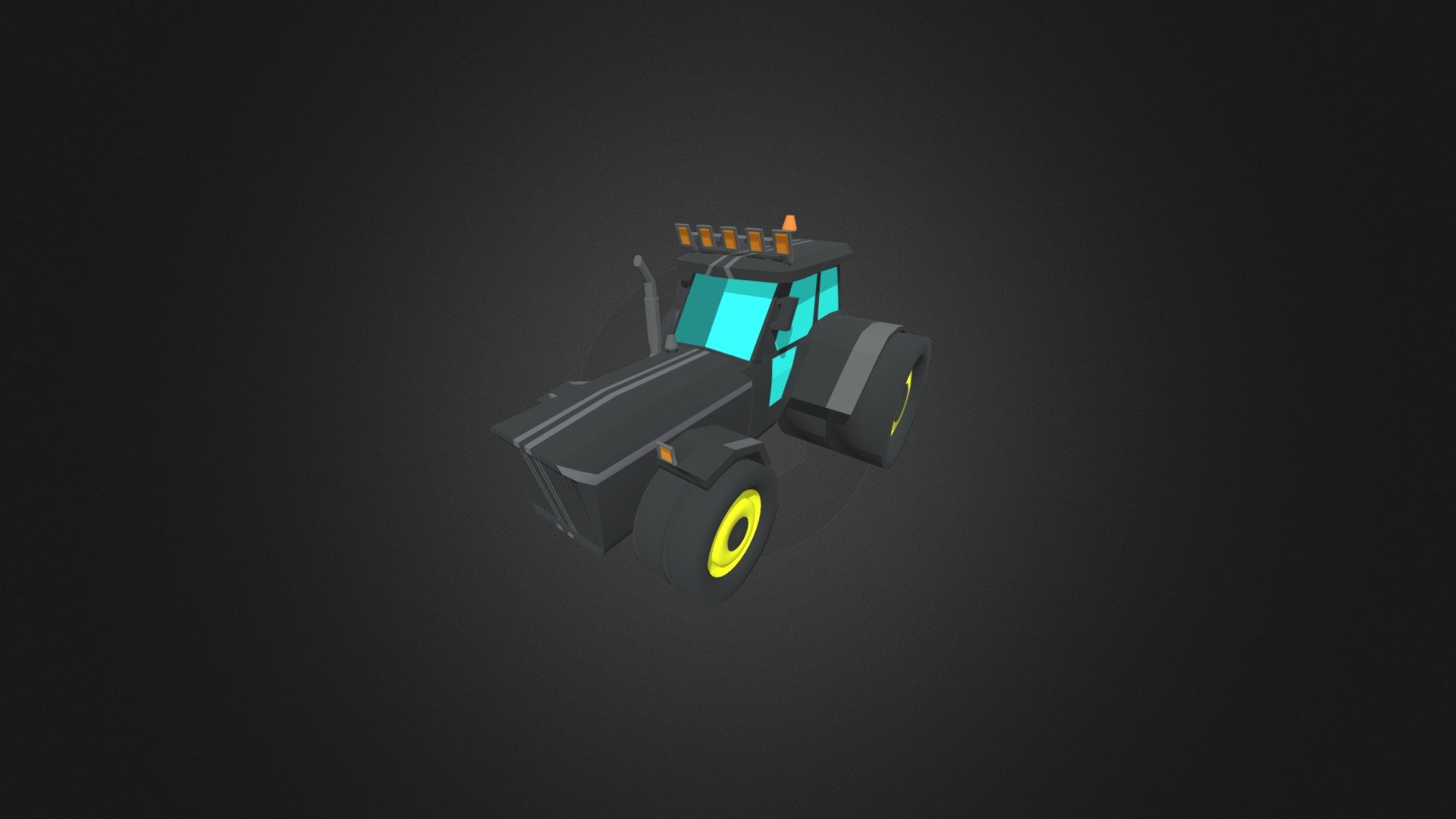 Big Farm Tractor - Game Asset - Download Free 3D model by NILOWPOLY ...