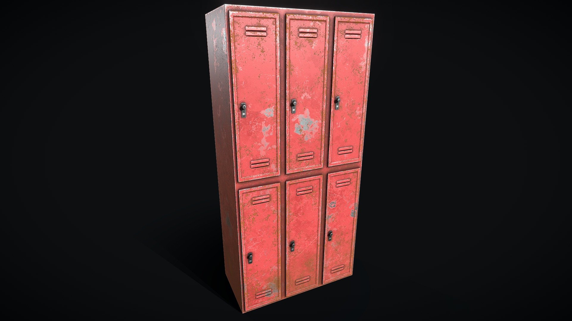 Rusty Old Locker - Buy Royalty Free 3D model by CGnewbie [695553a] - Sketchfab Store