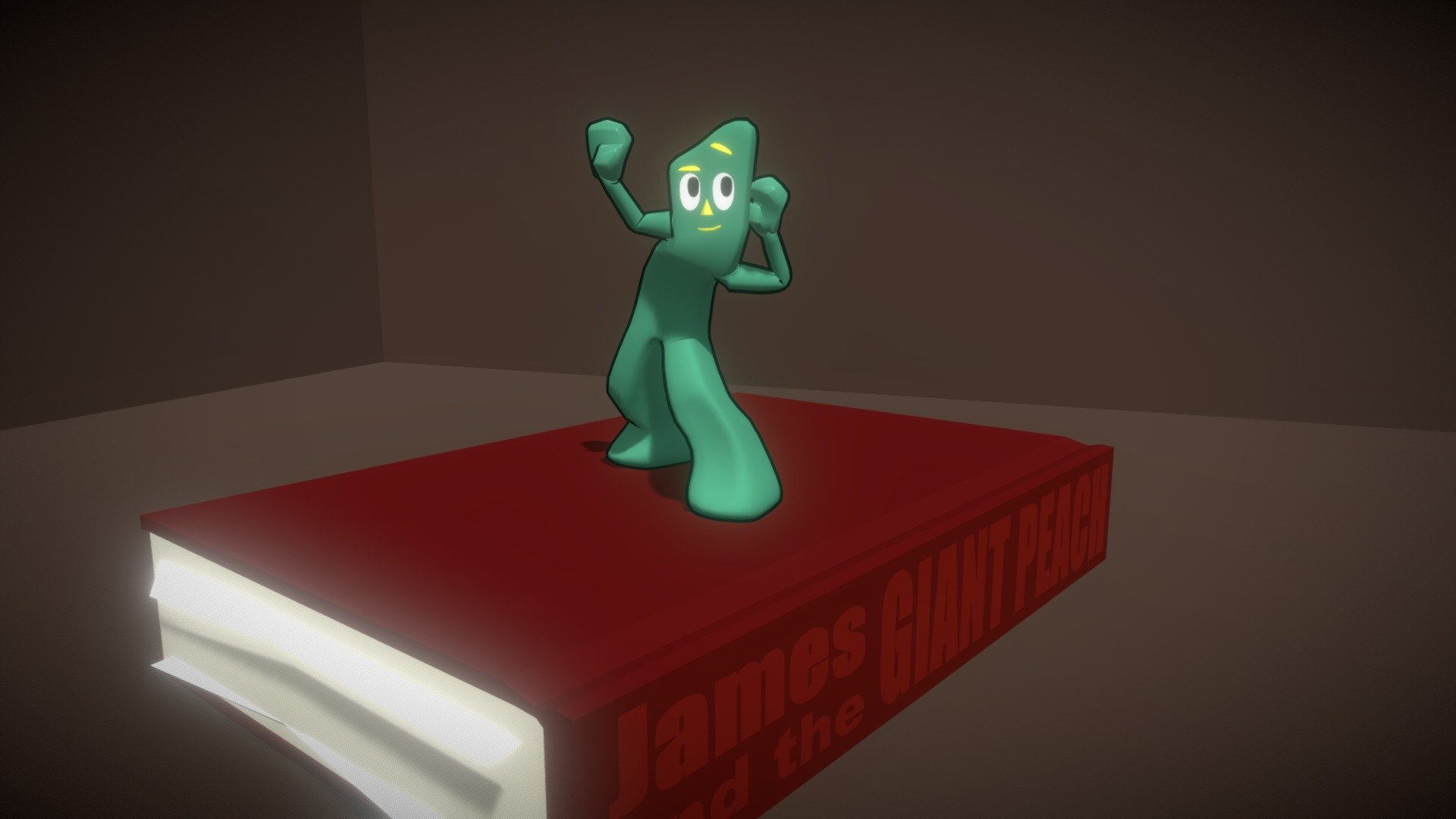 Gumby - PS1 Rendition - 3D model by Pryzm (@refractedworkshop) [69571a4 ...