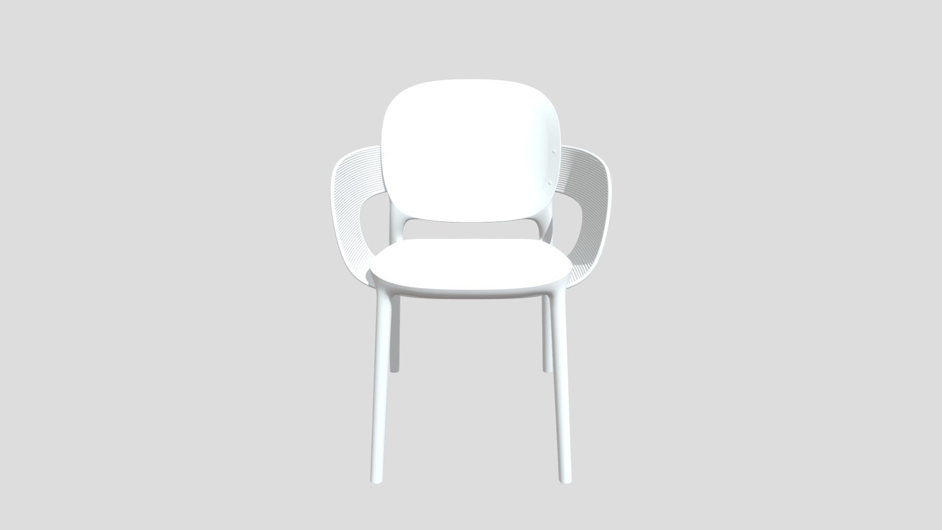 Hug Chair | White - 3D model by interracontract [6958f5d] - Sketchfab