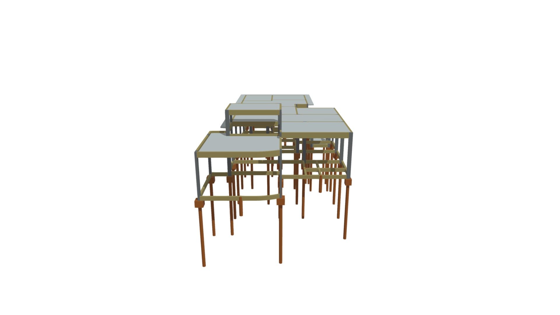 Projeto Estrutural - Denise Adukas - 3D model by Obratech Projetos ...