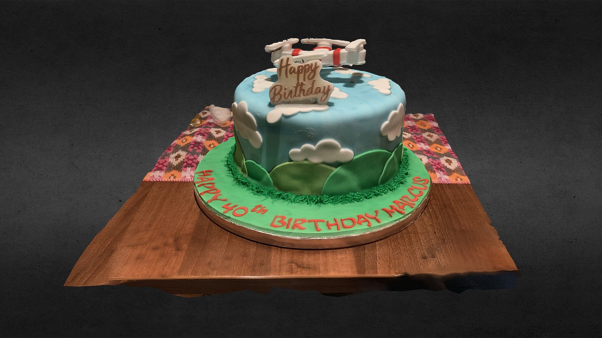 My Birthday Cake - 3D model by Smiling Otter (@mucus) [695c726] - Sketchfab