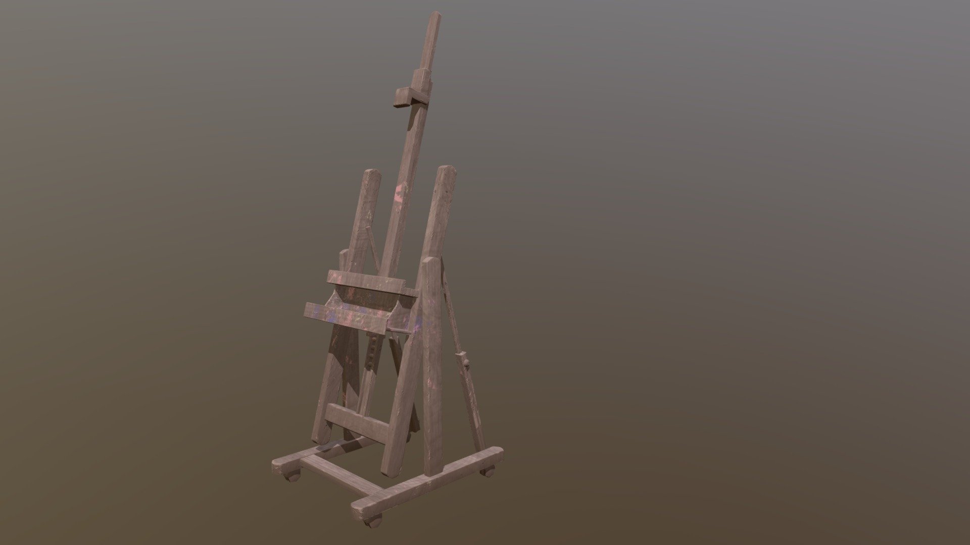 Easel - 3D model by pameladominguez [695cd43] - Sketchfab