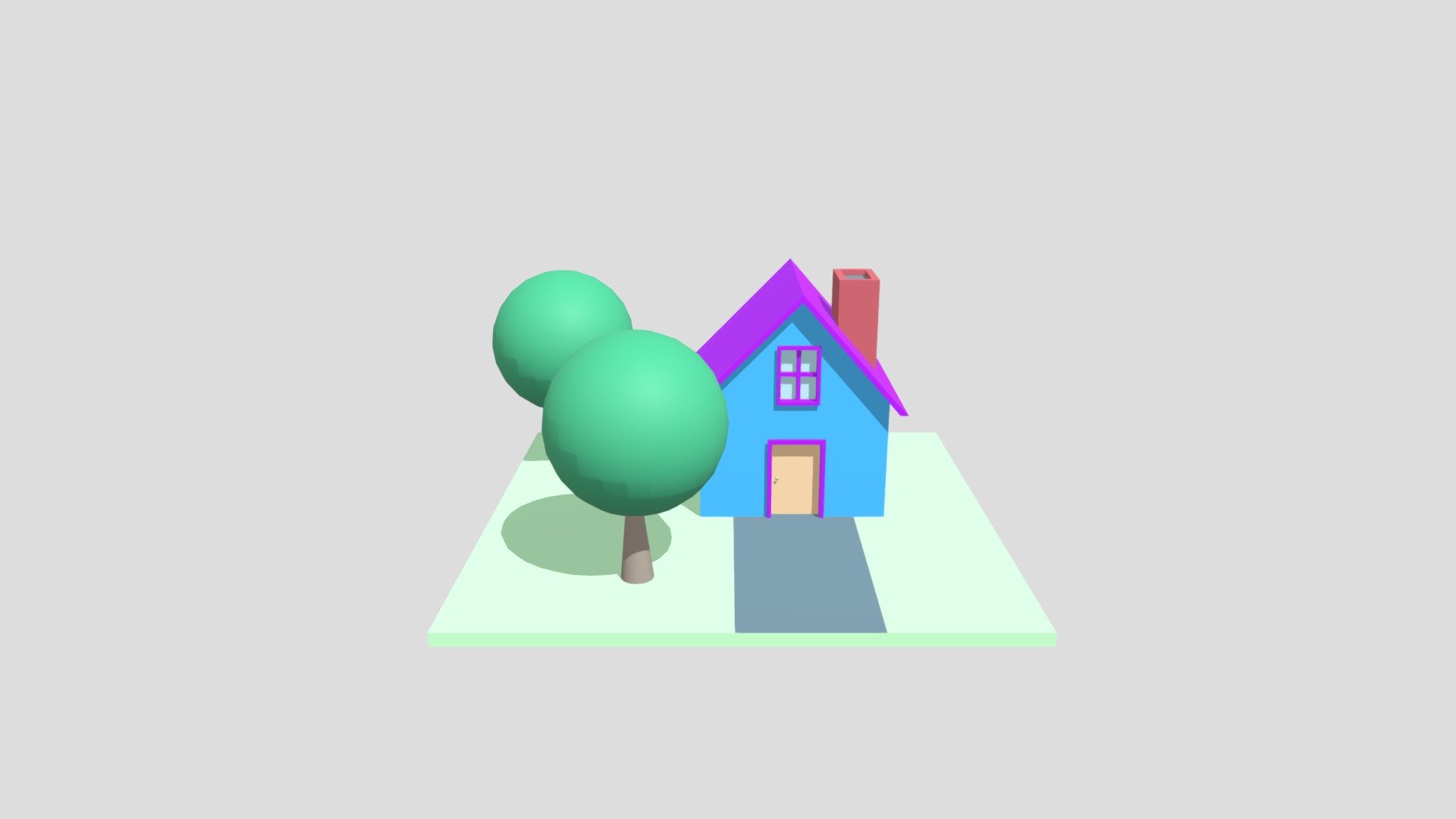 Low Poly House1 - 3D model by t.luca1152 [695cec5] - Sketchfab
