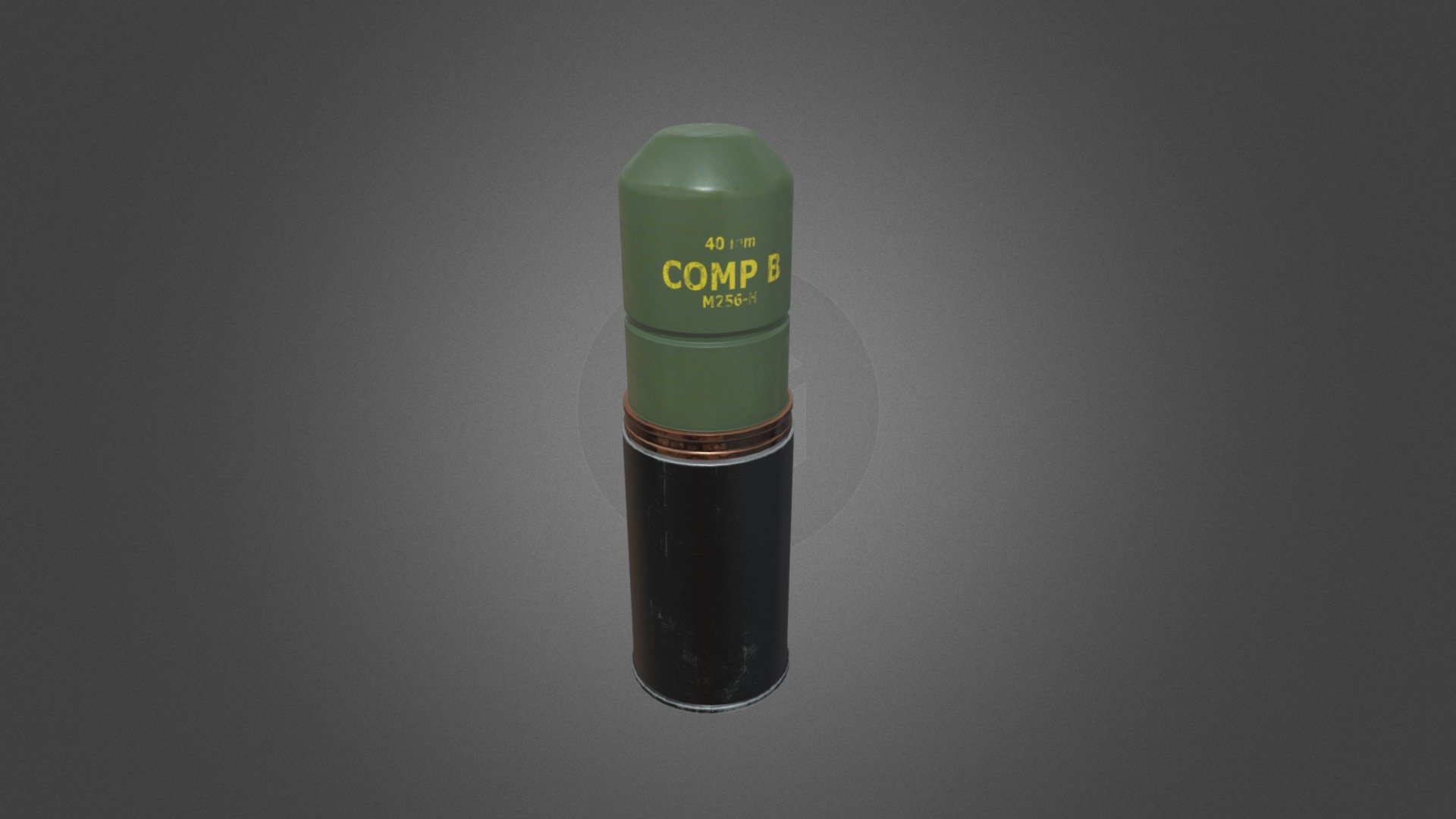 Grenade Shell - Download Free 3D model by nekiv [695cfe8] - Sketchfab
