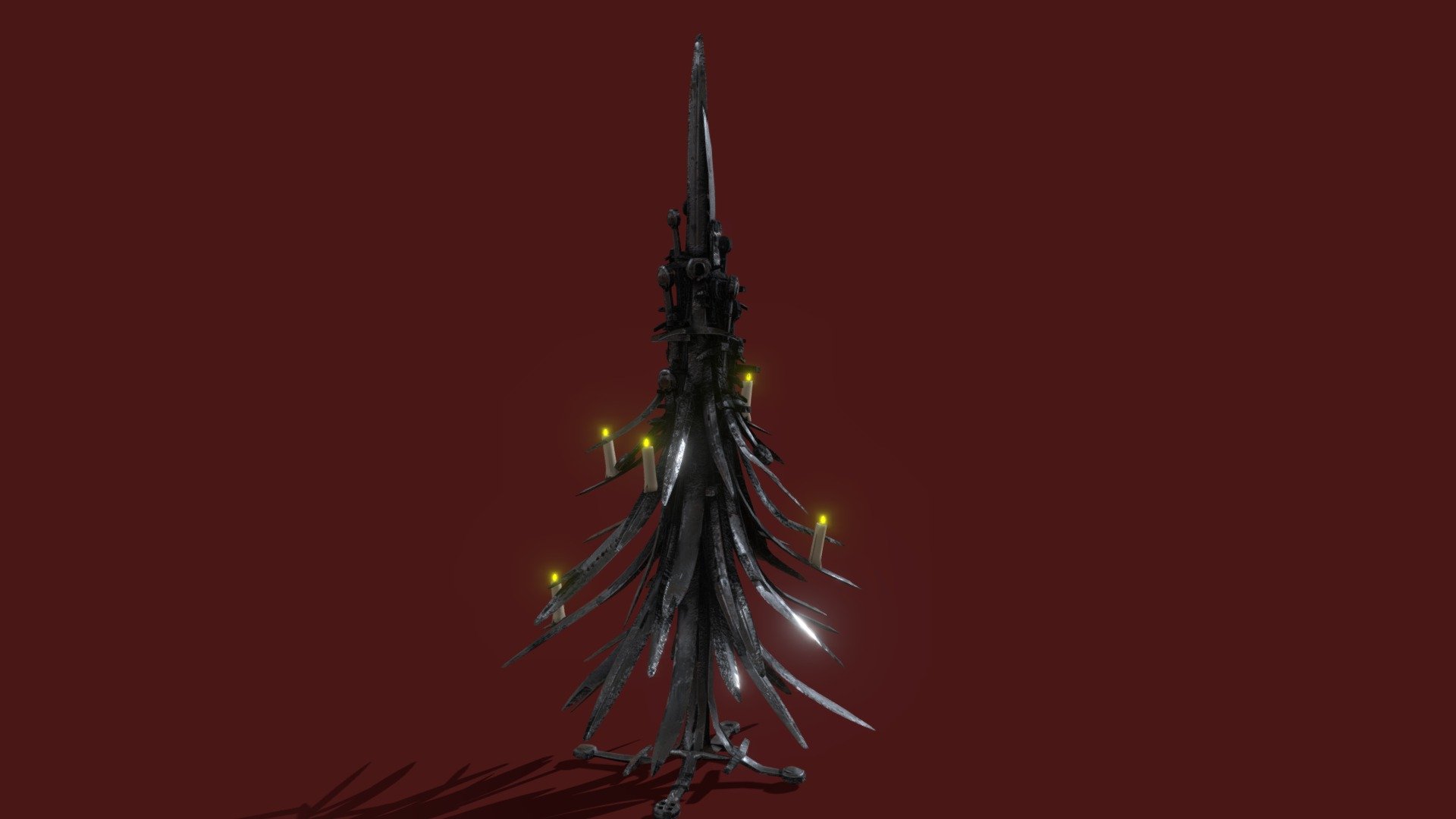 Iron Christmas tree - Download Free 3D model by Helsingr [695d0a9 ...